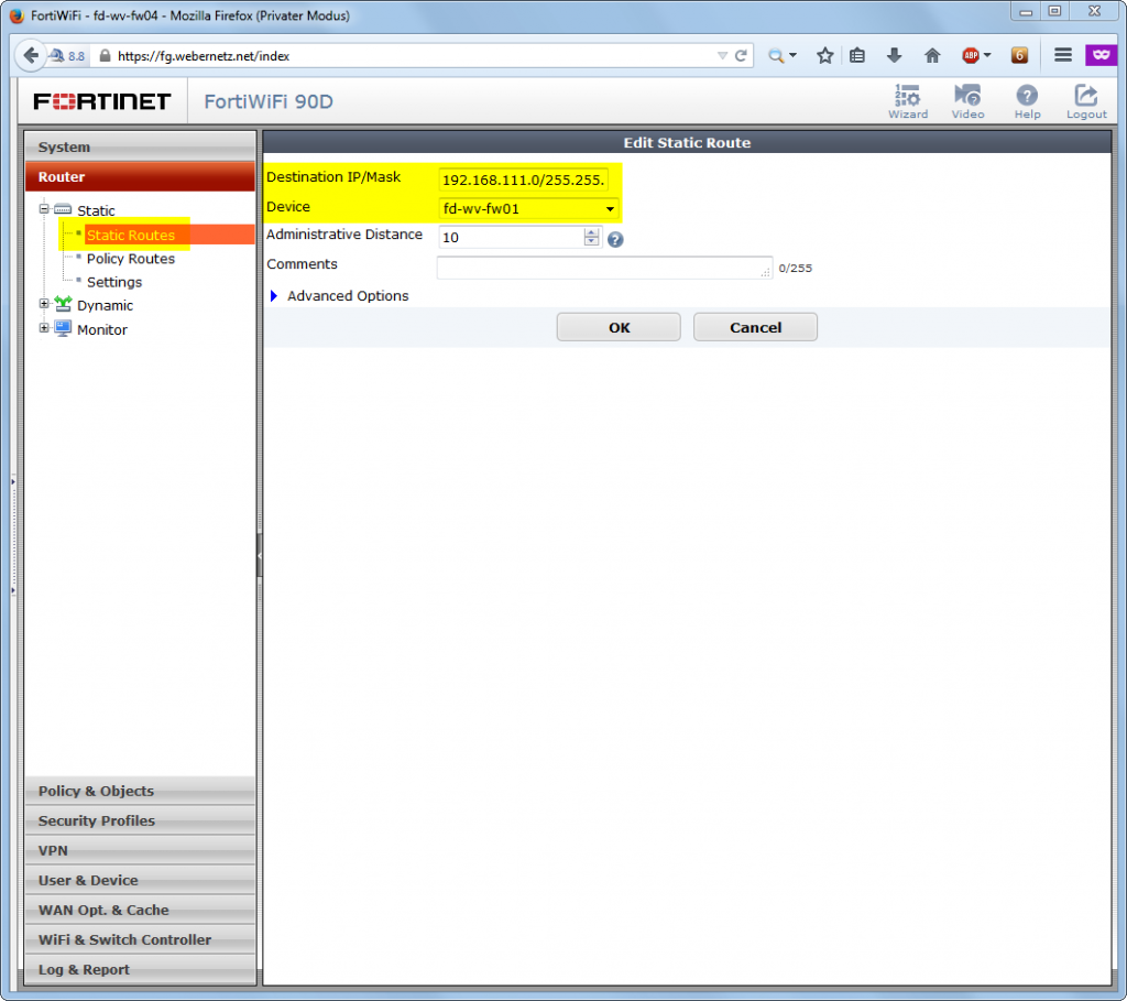 VPN FG-SSG – FG06 Static Route | Weberblog.net VPN FG-SSG – FG06 Static Route | Weberblog.net