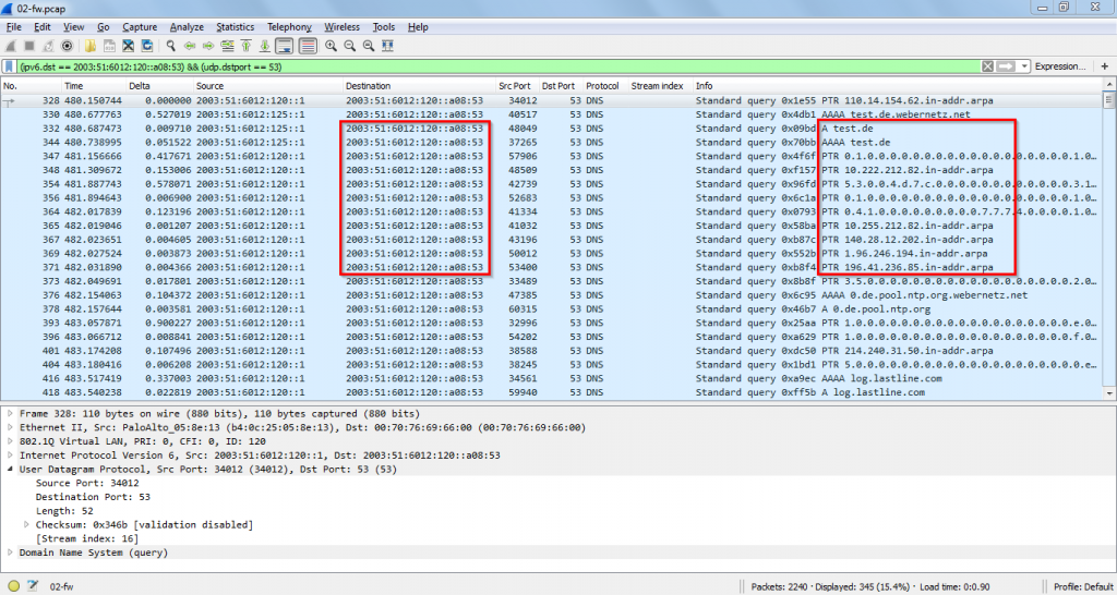 Palo Alto Dns Proxy Rule 03 Wireshark To Int Dns