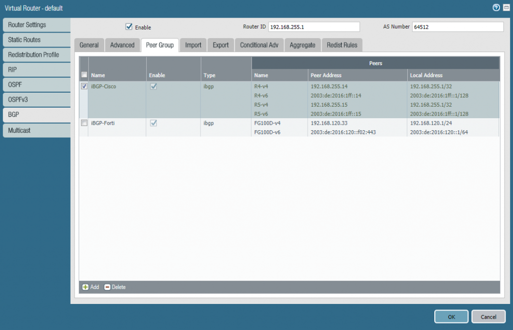 Basic MP-BGP Lab Palo 02 Peer Group | Weberblog.net Basic MP-BGP Lab Palo 02 Peer Group | Weberblog.net