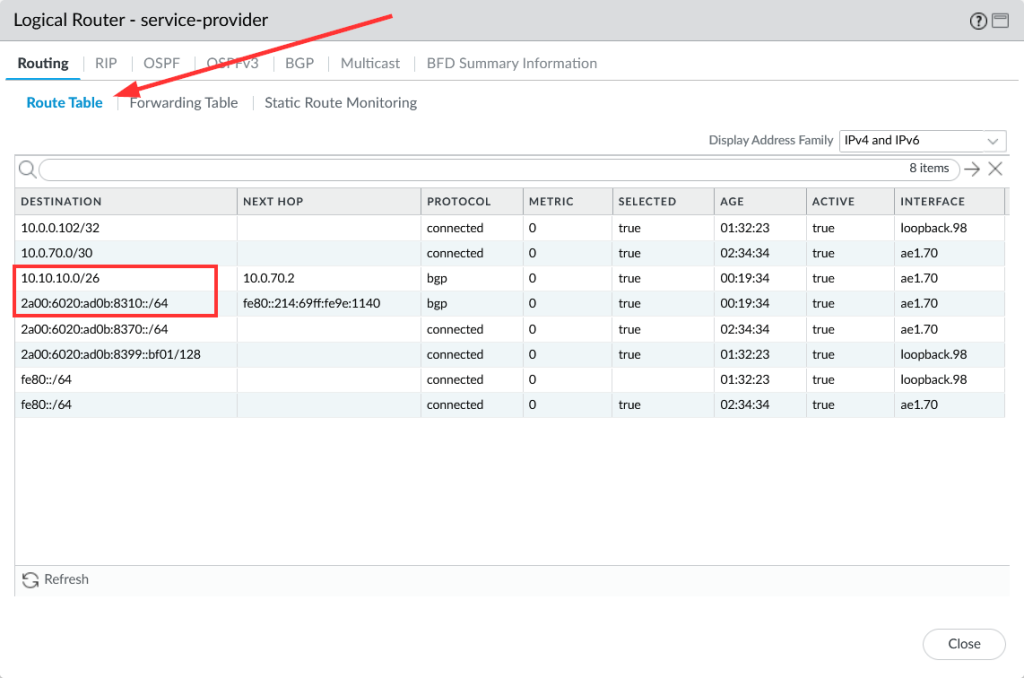 Bgp Route Filtering With Palos Advanced Routing Engine Are